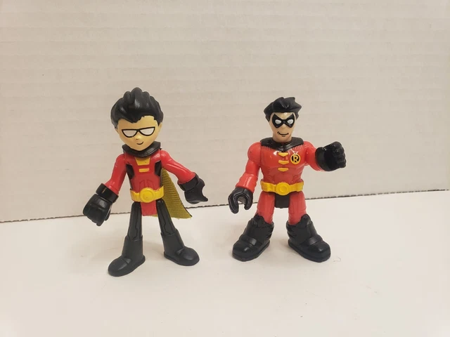 FISHER-PRICE IMAGINEXT TEEN Titans Go! Robin From Jet Plane And Super ...