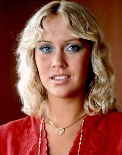ICONIC BEAUTY SCARCE Large Photo ABBA Agnetha Faltskog Good Condition £ ...