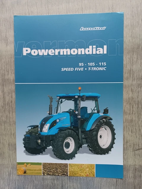 PROSPECTUS BROCHURE TRACTEUR Landini Powermondial EUR 4,50 - PicClick FR