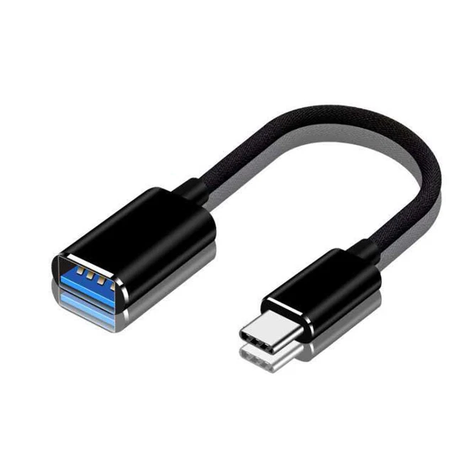 ADAPTATEUR USB-C MÂLE Vers Usb-A Femelle Câble Otg Connecteur 2.0 Usb ...