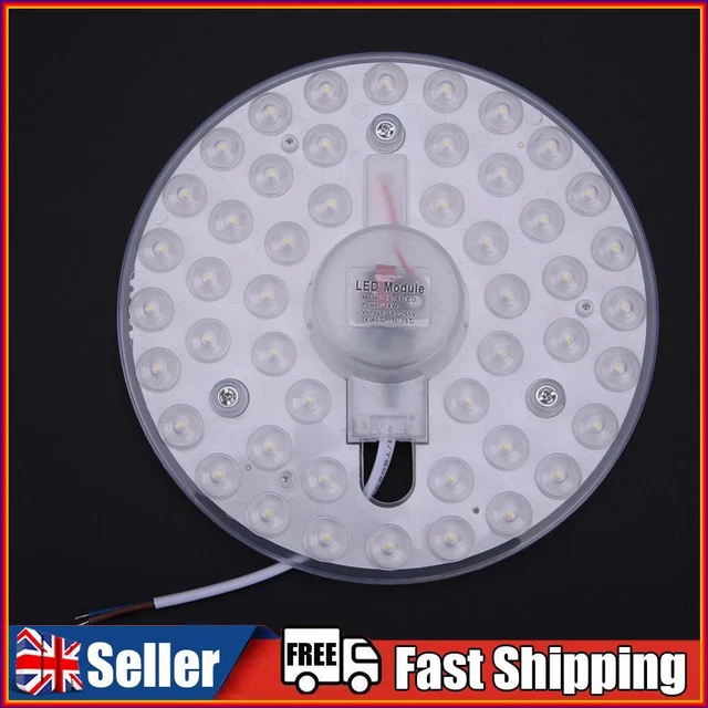 WHITE SMD LED Magnet Ceiling Panel Bulb Replace Module Indoor Light ...