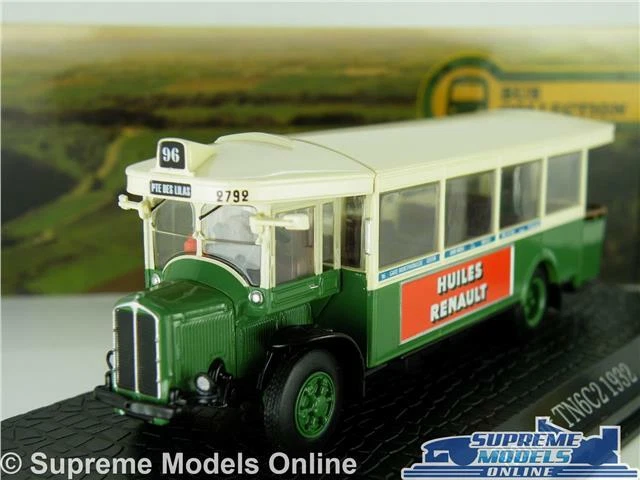 RENAULT TN6C2 MODEL Coach Bus Paris 1:76 Scale Atlas Ixo 1932 ...