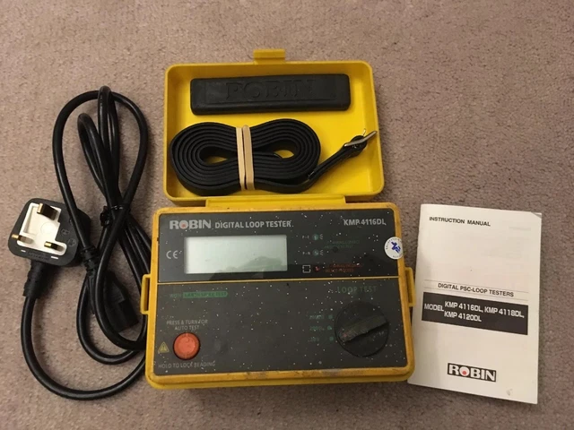 ** ROBIN DIGITAL LOOP TESTER, KMP 4116DL 17th Edition Tester ** £35.00 ...