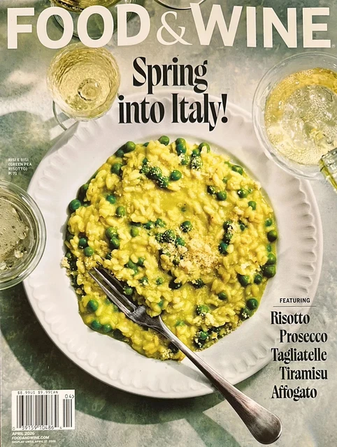 BRAND NEW FOOD & Wine Magazine April 2026 Free Shipping £11.35 ...