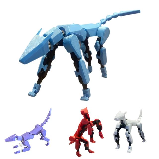 MULTI-JOINTED MOVABLE DOG Figures 3D Printed Dog Shape Figure Toy $19. ...