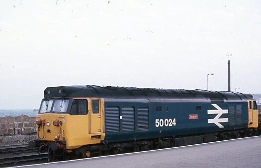 ORIGINAL COLOUR SLIDE of 50024 BR class 50 diesel loco £2.25 - PicClick UK