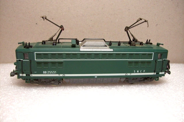 TRAIN HO JOUEF : LOCOMOTIVE ELECTRIQUE BB 25531 SNCF Livré OCCASION (sans boite) EUR 70,00 ...