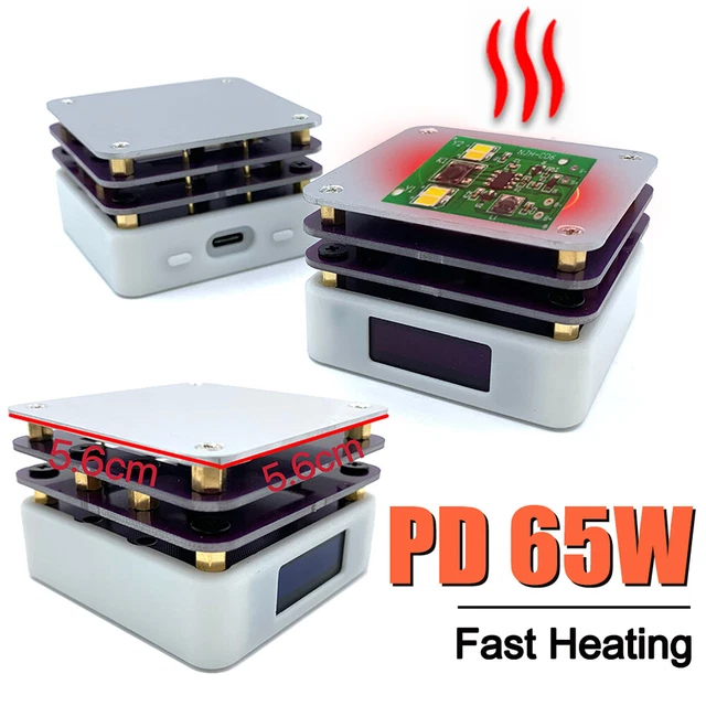 65W PD PROTOKOLL Hot Plate Preheater Printed Circuit Board Löten ...