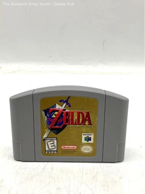 NINTENDO 64 GOLD Case Legend of Zelda Ocarina of Time Cart only N64 ...