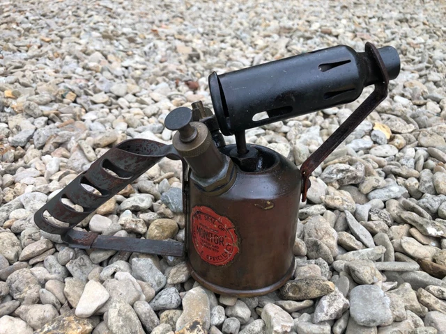 VINTAGE BLOW TORCH Brass Monitor 132 Blowlamp £12.50 - PicClick UK