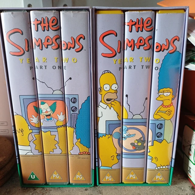 THE SIMPSONS YEAR Two Part One & 2 Video Box Set £20.00 - PicClick UK