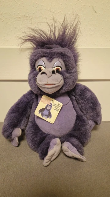 DISNEY AFFE GORILLA Terk Mattel Tarzan Musik Sound Plüsch 1998 35cm ...