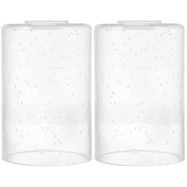 VERRE LAMPE CHEMINÉE Transparent Abat-jour Ouvert En Verre Abat-jour ...