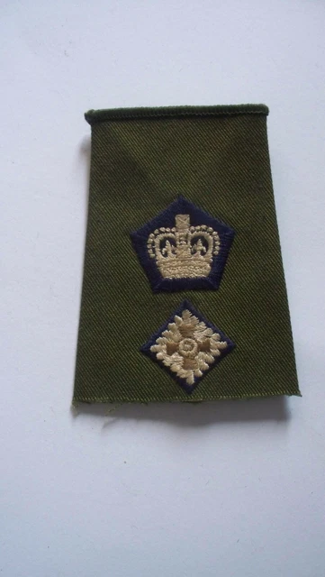 BRITISH ARMY LT.COLONEL Rank Royal Signals Epaulette Cloth Badge £9.00 ...