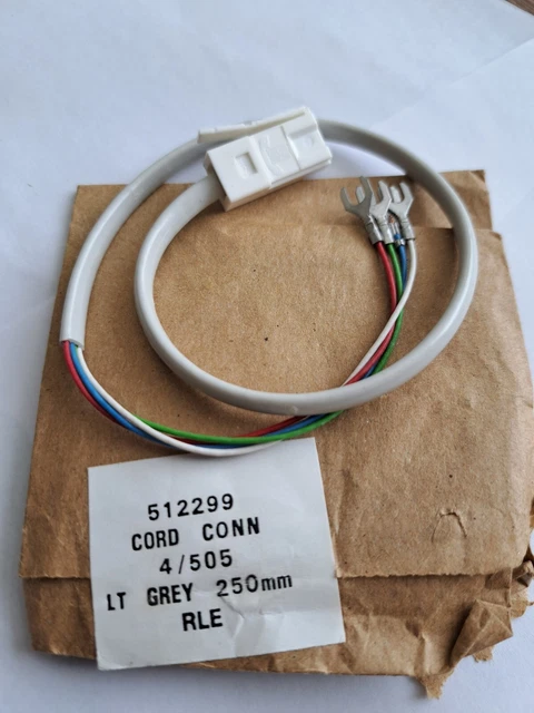 GPO PSTN CORD Conn 4/505 LT Grey 250mm RLE £4.99 - PicClick UK