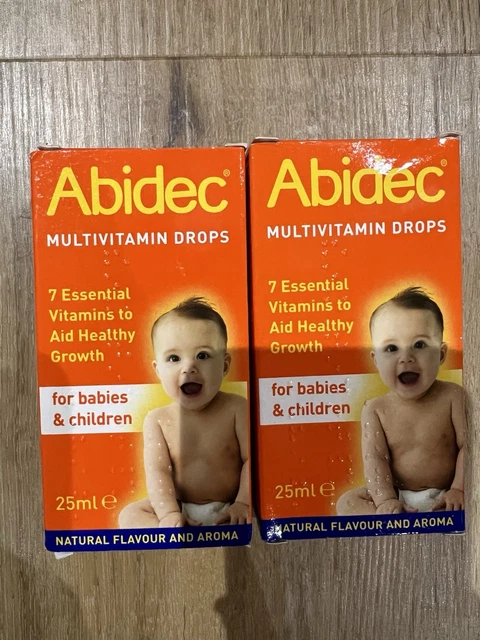 2 X ABIDEC Multivitamin Drops For Babies & Children 25ml - 05/2025 £9. ...