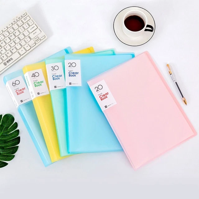 SOLID COLOR TEST Papers Memo Board Writing Pad A4 Display Book Folder ...