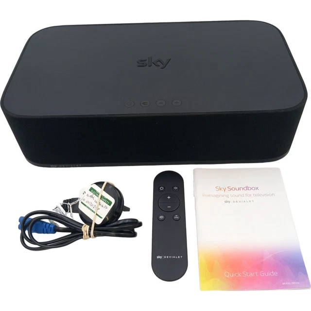 SKY SOUNDBOX BY Devialet Home Audio Speaker with Remote Control and ...