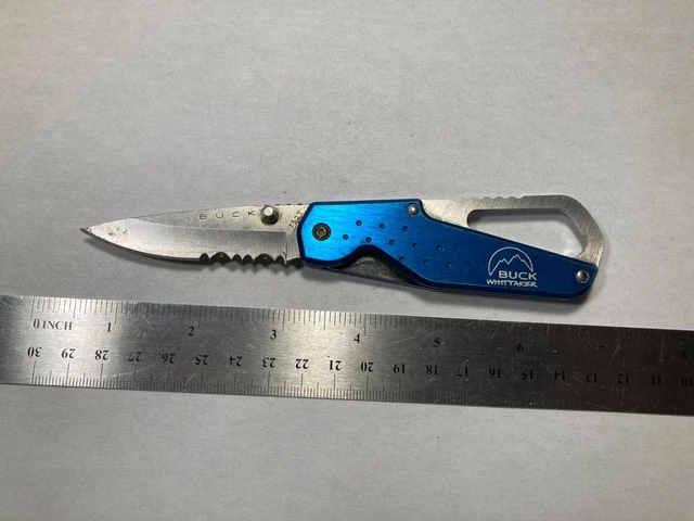 BUCK KNIVES WHITTAKER Approach BlueFolding Pocket Knife 752 $30.00 ...