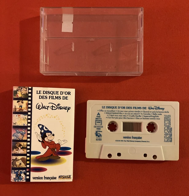 LE DISQUE D’OR Walt Disney Version Française 1994 Cassette Audio K7 Bon ...
