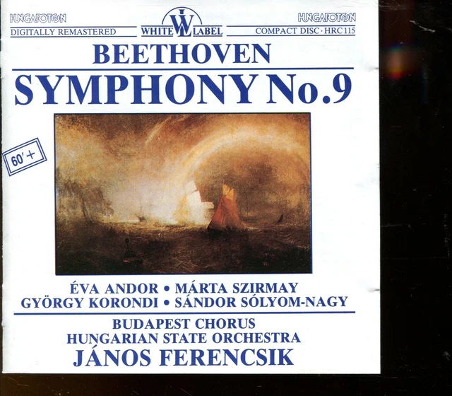 BEETHOVEN / SYMPHONY No.9 - Janos Ferencsik - White Label £7.50 ...