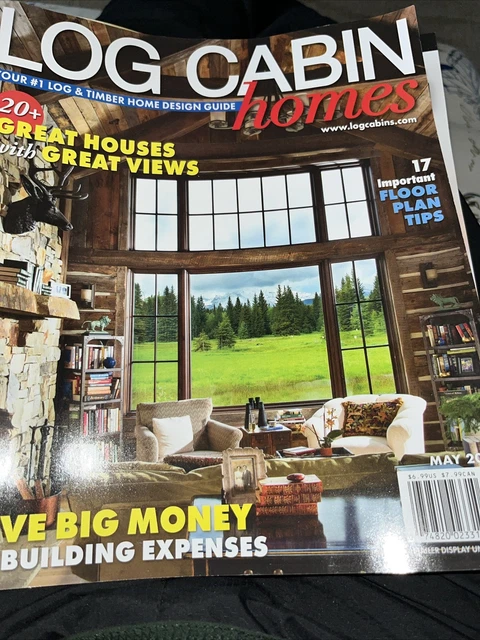 LOG CABIN HOMES Magazine May 2024, Great Houses W/ Great Views T-64 £5. ...