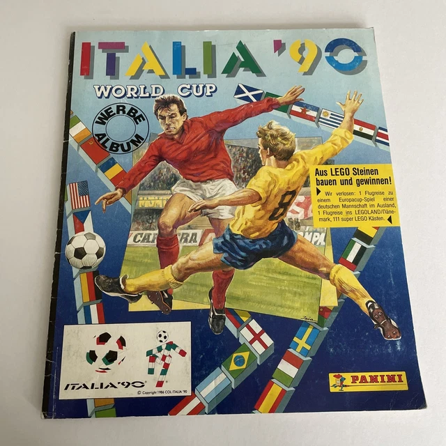 ITALIA 90 1990 World Cup Panini Football sticker album complete £300.00 ...