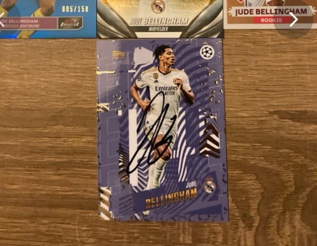 JUDE BELLINGHAM AUTO on card hand signed £63.11 - PicClick UK