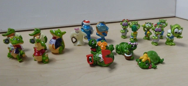 VINTAGE FERRERO KINDER Surprise Turtles Aliens Shark Alligators ...