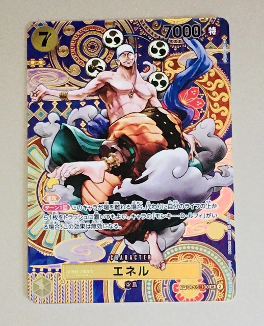 ONE PIECE CARD Game SP OP05-100 SR ENEL MINT EUR 70,00 - PicClick FR