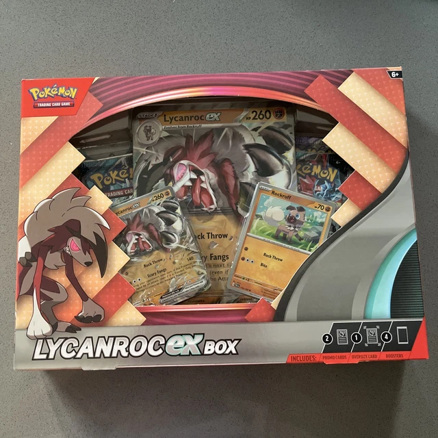 POKEMON TCG LYCANROC Ex Box - NEW & SEALED OFFICIAL Pokemon trading ...