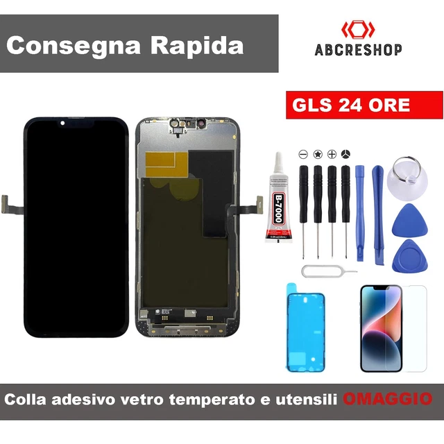 DISPLAY LCD APPLE Iphone 13 Pro Max Advanced Incell Rj Schermo Vetro ...