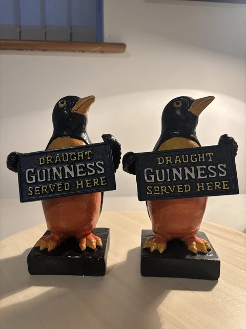 PAIR OF GUINNESS Penguin Figurine £42.30 - PicClick UK