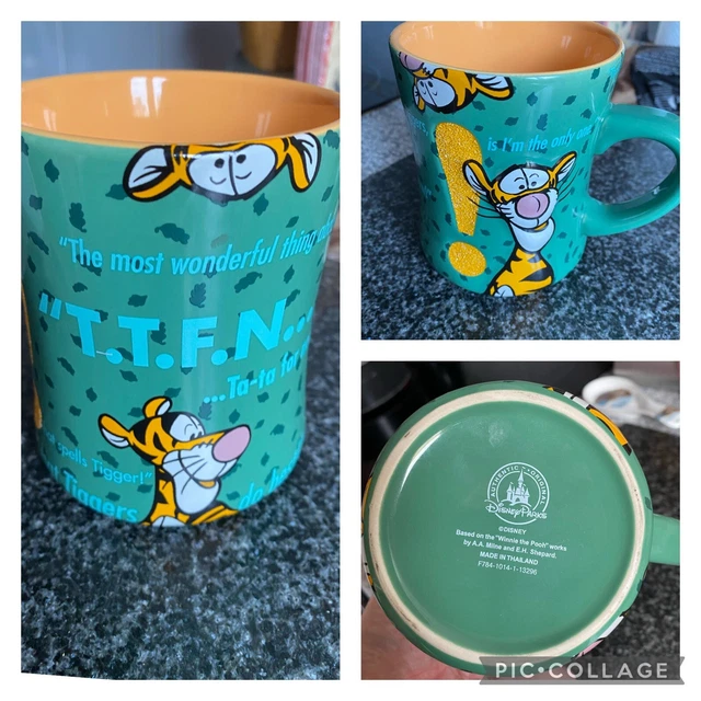 RARE DISNEY TIGGER Mug From Disneyland Paris Winnie The Pooh Large ...