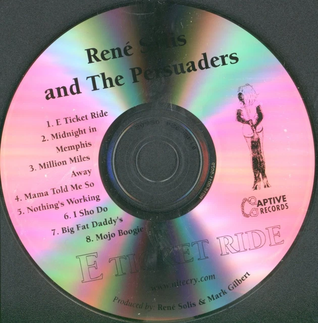RENE SOLIS AND the Persuaders E Ticket Ride CD USA EUR 21,64 - PicClick FR