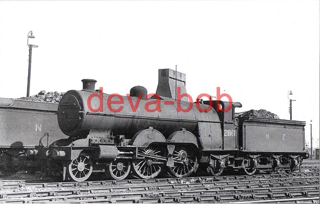 RAILWAY PHOTO PRINT LNER C1 2868 New England Shed 1946 GNR Ivatt ...