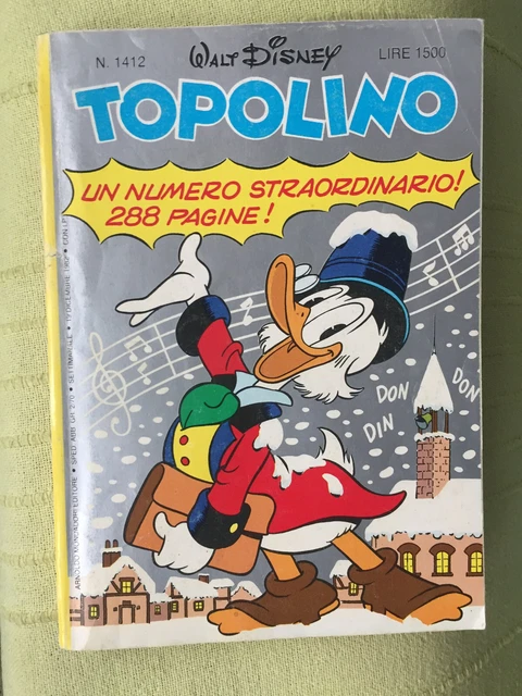 TOPOLINO N° 1412 - 19 Dicembre 1982, Ok Figurine+Spada Di Ghiaccio ...