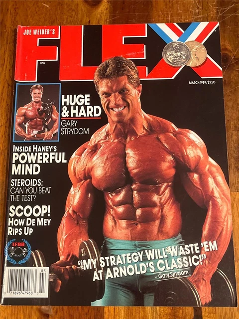 FLEX BODYBUILDING MUSCLE magazine GARY STRYDOM 3-89 £15.88 - PicClick UK