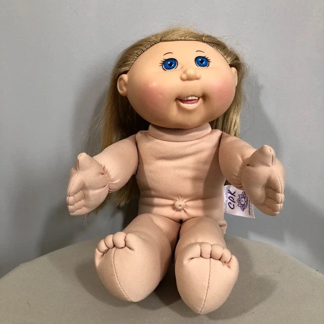 VINTAGE 2012 CABBAGE Patch Kids Doll Only Blonde Hair Blue Eyes Dolly ...