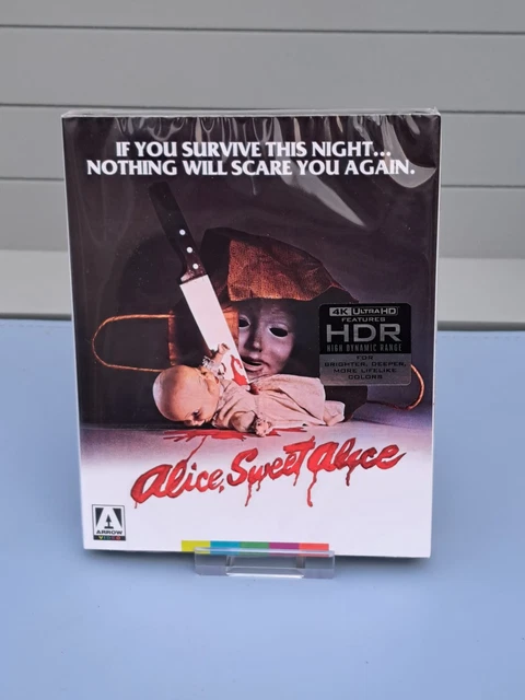 Alice Sweet Alice Limited Edition 4k Uhd Blu Ray W Original Artwork Slipcover £54 99
