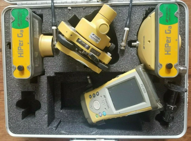 TOPCON HIPER GA A410-470MHz con base y recopilador de datos FC-250 EUR ...