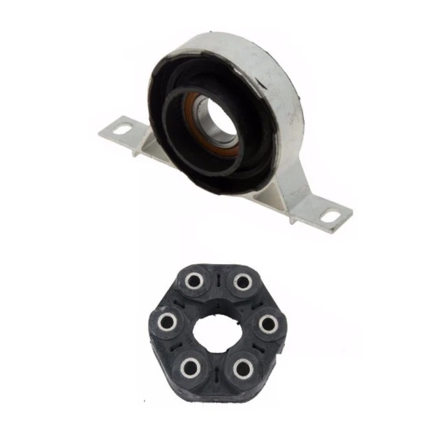 BMW E46 PROPSHAFT Drive Shaft Center Support Bearing & Flex Disc Joint ...