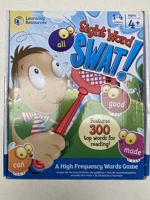 LEARNING RESOURCES WORDS Game Sight Word Swat Educational Game ...
