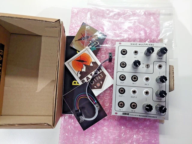 EURORACK RANDOM SOURCE SERGE WAVE MULTIPLIERS VCM Modular Module 3U ...