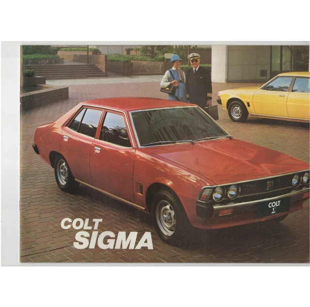 COLT MITSUBISHI SIGMA 1978 1600 2000 GL GLX 16-page A4 UK brochure £7. ...