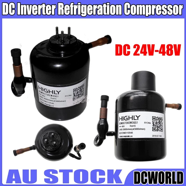 DC 24V/48V MINI Refrigeration Compressors for Portable Thermal ...