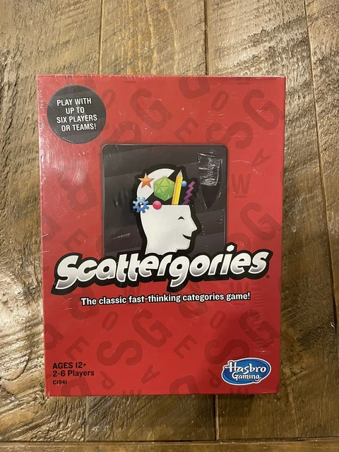 HASBRO GAMING SCATTERGORIES Board Game Original version - NEW IN ...