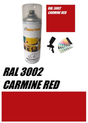 RAL 3002 CARMINE Red Paint High Endurance Enamel Paint 400ml Aerosol £ ...