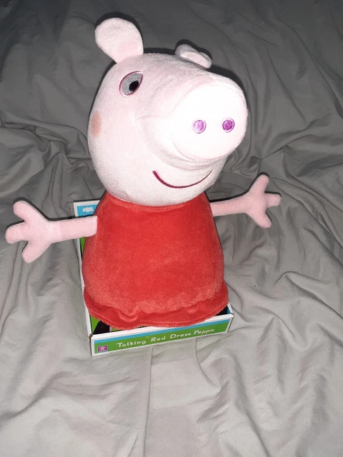 PEPPA PIG GIANT Talking Peppa Soft Toy Large New Red Dress £14.99 ...