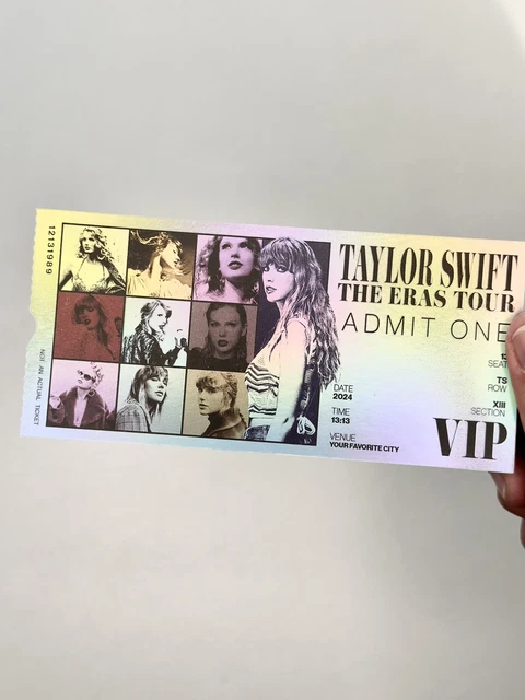 TAYLOR SWIFT THE Eras Tour VIP Collectors Ticket Sydney/Melbourne 2024 ...
